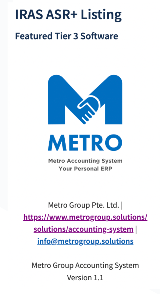 Get 3 Months FREE Trial | Metro Accounting System